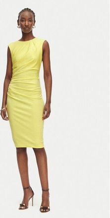 Rinascimento Rinascimento Coctailkleid CFC0127683003 Hellgelb Slim Fit