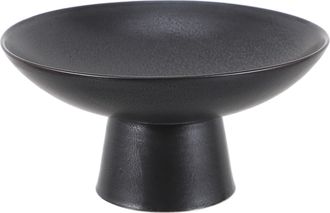 DOITOOL Keramik Dessertschale und Kuchenplatten Schwarzes Serviertablett mit Hoher Verschlei&szlig;festigkeit f&uuml;r Dekoratives Servieren bei Geburtstagsfeiern