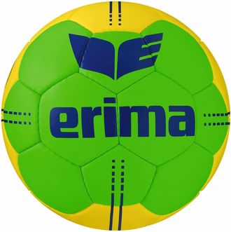 Erima Unisex-Kinder Pure Grip No. 4 Handball (7202103), green/gelb, 0