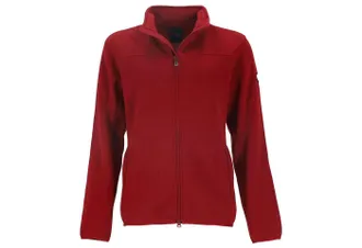 Blue Wave Fleecejacke Nissa Damen Jacke Nissa in Strickoptik mit Stehkragen und Rei&szlig;verschluss