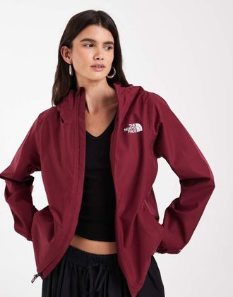 The North Face Quest dryvent jacket en burgundy crush-Rouge