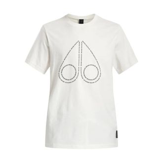 Moose Knuckles Homme, Tops, Blanc, Taille: L T-shirt