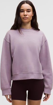 lululemon Sweat &agrave; col rond Steady State pour Femmes - Violet/Pastel - Taille XL