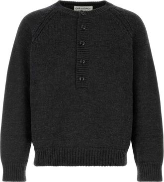 Our Legacy Homme, Pulls, Gris, Taille: S Shore Henley