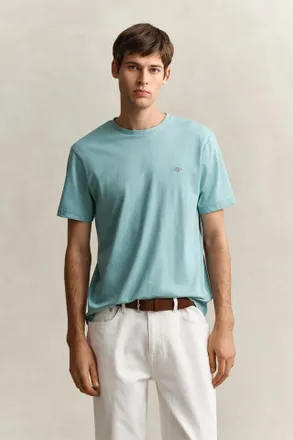 GANT Kurzarmshirt T-Shirt mit Logostickerei - Regular Fit