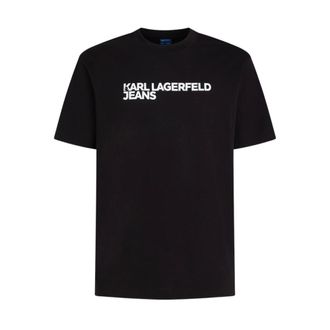 Karl Lagerfeld Homme, Tops, Noir, Taille: S T-shirts