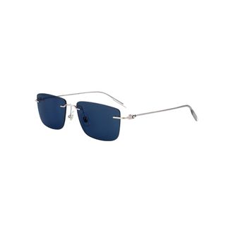 Montblanc Rechteckige Sonnenbrille - - Accessories - Herren - Grau - 56 MM