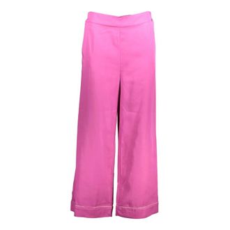 Kocca Femme, Pantalons, Rose, Taille: 46 FR Pantalon Rose Femme avec Taille &Eacute;lastique