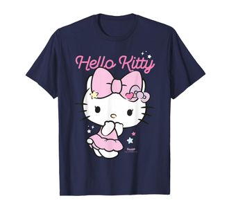 Hello Kitty Charmmy Stars S&uuml;&szlig;e s&uuml;&szlig;e Figur, Klassische Pose T-Shirt