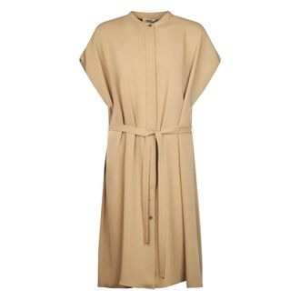 Herno G&uuml;rtel-Midi-Kleid - - Dresses - Damen - Braun - 2XL