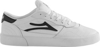 Lakai Herren Cambridge Low-Top Skateboardschuhe - Weißes Leder, Größe 10.5 US - Weiße Skateschuhe für Herren mit Grip & Dämpfung