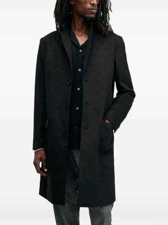 AllSaints manteau Hal &agrave; boutonni&egrave;re - Noir