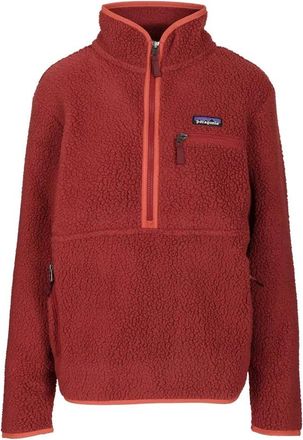 Patagonia Retro Pile Marsupial Pullover - - Sport - Damen - Rot - L