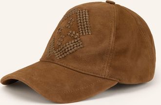 BA&SH Ba&Sh Leder-Cap Harsha braun