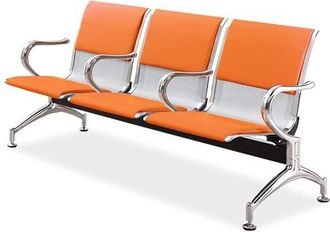 Generic WWERTYY Banc de réception daéroport 3 Places, Chaise de Salle dattente, chaises de Bureau, bancs de réception avec accoudoirs et dossiers, sièges en C