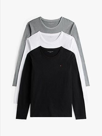 Tommy Hilfiger Lot de 3 T-shirts dint&eacute;rieur Signature