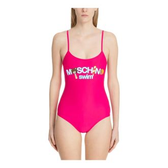 Moschino Femme, Maillots de bain, Rose, Taille: 40 FR Maillot de bain 1 pi&egrave;ce Swim