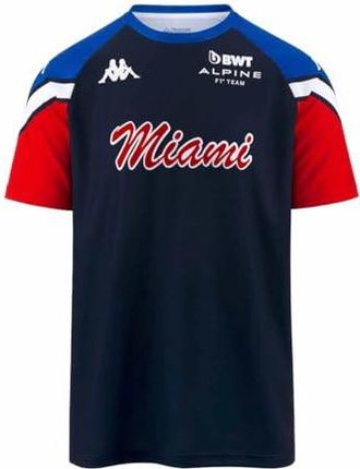 Kappa Maillot Ornellabat Ocon BWT Alpine F1 Team Miami pour Homme - Bleu - Taille L