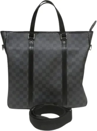 Louis Vuitton Sac cabas Damier Graphite Pre-owned - Homme - Pre-owned - Noir - Taille: ONE Size