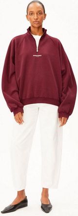 Armedangels Sweatshirt GMT DYE TROYER Sweatshirt aus Bio-Baumwolle Oversized Fit