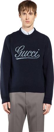 Gucci Archive Logo Wool Sweater
