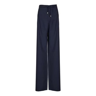 Max Mara Wide Hosen - - Trousers - Damen - Blau - L
