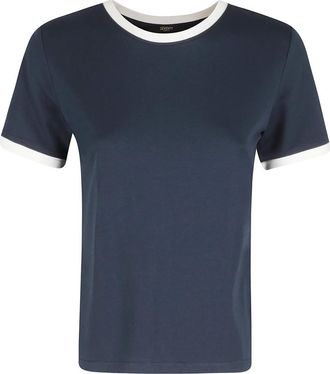 Seventy Femme, Tops, Bleu, Taille: 38 FR T-Shirt Contrast&eacute;