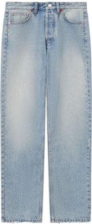 Isabel Marant Jean Dayali Reg &agrave; d&eacute;tails &eacute;toiles en denim de coton
