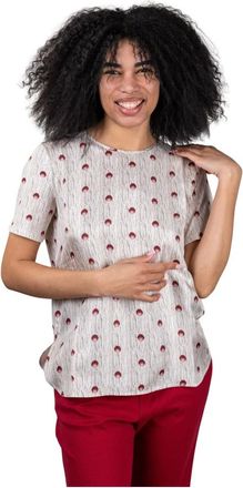 Max Mara Femme, Blouses et Chemises, Blanc, Taille: 38 FR Blouses