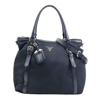 Prada Sac &agrave; main vintage en nylon Pre-owned - Femme - Pre-owned - Noir - Taille: ONE Size
