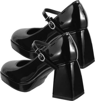 BESPORTBLE Chaussures à Talons Cuir Femme Élégantes et Confortables Talons Épais pour Travail et Fête