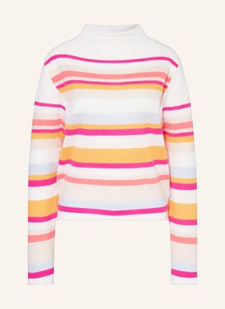 Grace Grace Pullover Mit Glitzergarn weiss
