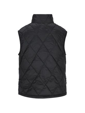 Burberry Diamond-Quilted Down Vest - Black