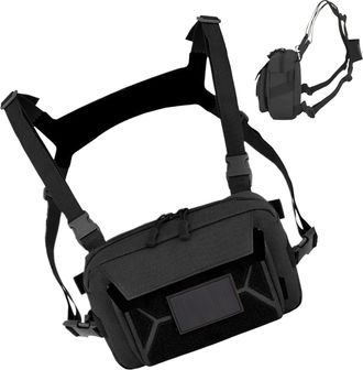 Generico Brusttasche zum : leichte Weste von 25 cm, atmungsaktive Aufbewahrungstasche, Verstellbarer Schultergurt, langlebige Outdoor-Ausrüstung | Anti-Diebsta