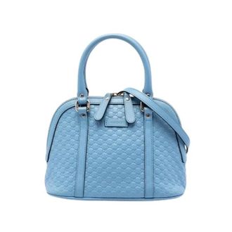 Gucci Pre-owned Dome Satchel - - Pre-owned - Damen - Blau - ONE SIZE