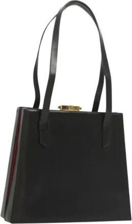 Celine Pre-owned Cuir sacs-celine - Femme - Pre-owned - Noir - Taille: ONE Size