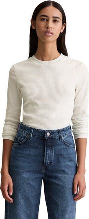 Marc O'Polo Denim Langarmshirt Rundhalsausschnitt, slim fit, Bio-Baumwolle