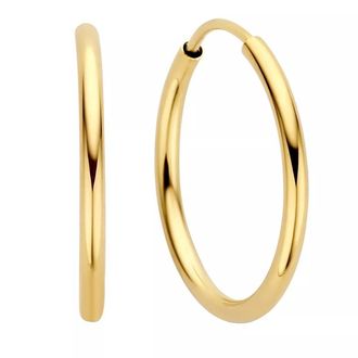 Isabel Bernard Ohrringe - Le Marais Cerise 14 karat hoop earrings - Gr. unisize - in Gold - f&uuml;r Damen