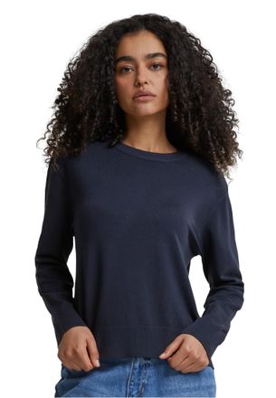 Urban Classics Damen Ladies Knitted Roundneck Sweater Navy, XXL