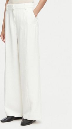 Calvin Klein Stoffhose LV044F651G Creme Straight Fit