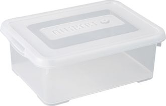 Allibert Aufbewahrungsbox Handy, 12 L, Polypropylen, Transparent, 35 x 25 x 10 cm