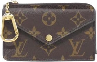 Louis Vuitton unisex, Pre-owned, Brun, Taille: ONE Size Portefeuille en Toile Pre-owned
