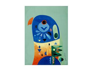 Maxwell & Williams Pete Cromer Vogel Geschirrtuch GX0026, Kookaburra Design, 100% Baumwolle, 70 x 50 cm, K&uuml;chentuch Waschmaschinenf&auml;hig