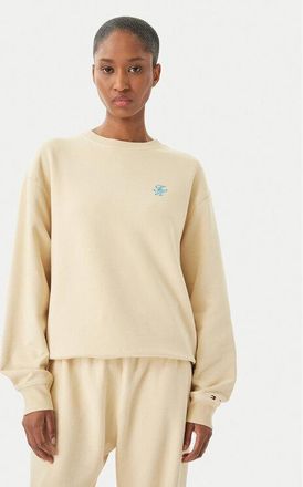 Tommy Hilfiger Sweatshirt Logo Embroidery WW0WW48724 Hellbeige Relaxed Fit