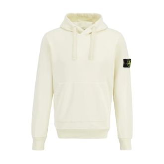 Stone Island Homme, Sweatshirts et sweats &agrave; capuche, Beige, Taille: XL SweaT-shirt &agrave; Capuche en Molleton de Coton
