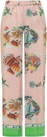 P.A.R.O.S.H. P.a.r.o.s.h., Femme, Pantalons, Rose, Taille: 38 FR Straight Pantalons