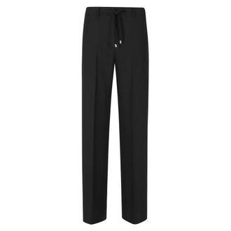 Ermanno Scervino Straight Hosen - - Trousers - Damen - Schwarzk - XS
