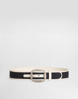 Dolce & Gabbana G&uuml;rtel Aus Canvas - Mann G&uuml;rtel Multicolor 110