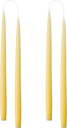 Kunstindustrien Stabkerzen, Hergestellt in Dänemark, 42 Farben verfügbar, Tafelkerzen, Durchgefärbte Kerzen lange Brenndauer von 15 Stunden, Kerzen Set Geschenk, 4 St