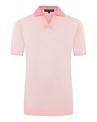 Trusted Handwork Poloshirt aus Pima-Baumwolle mit Variokragen in